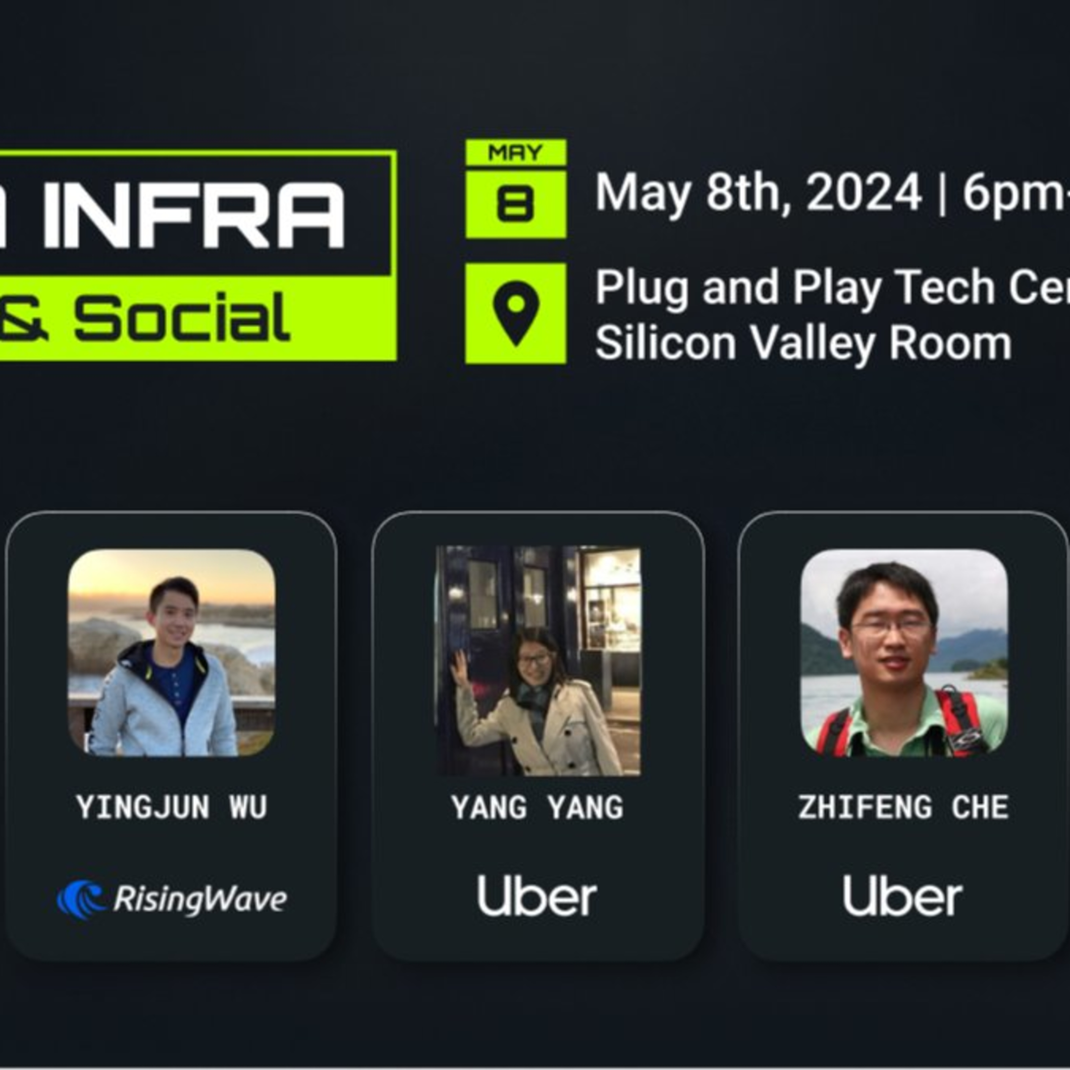 See Data Infra Talks & Social: Uber, RisingWave, PingCAP, WarpStream! at CNCF Cloud Native ...
